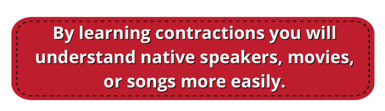 12 English contractions (and their pronunciation) + video