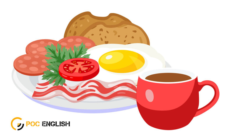 Vocabulary of food in English+video - POC English
