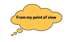 Synonyms of "I think" in English - POC English