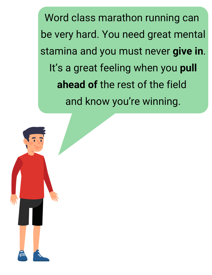 Sports phrasal verbs and vocabulary in English + video