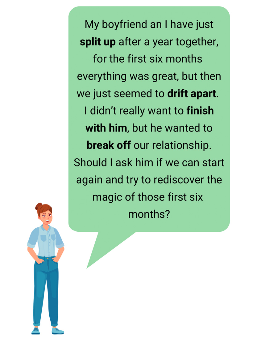 11 English relationship phrasal verbs you should know